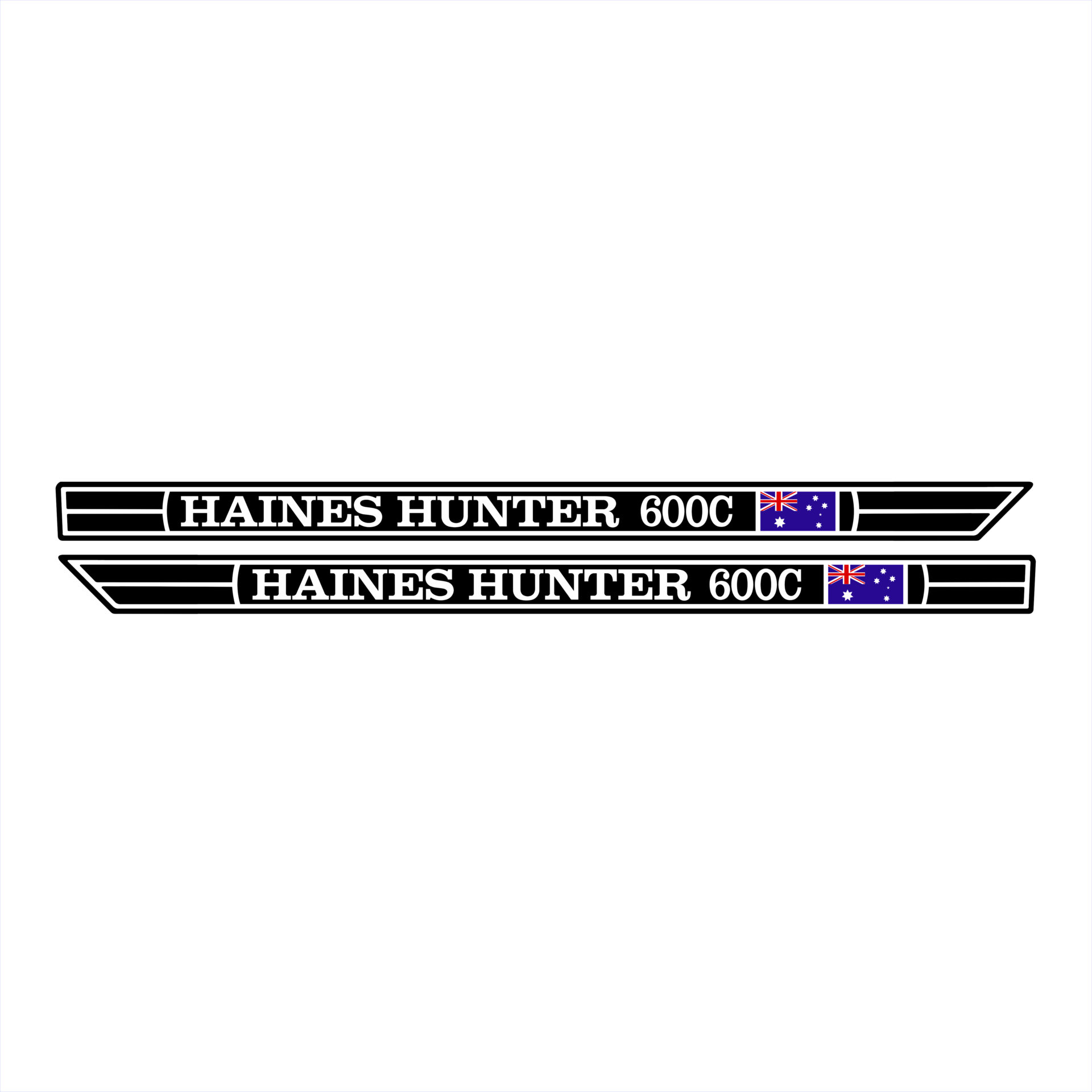Haines Hunter 600C Long Flag Decal – Discontinued Decals